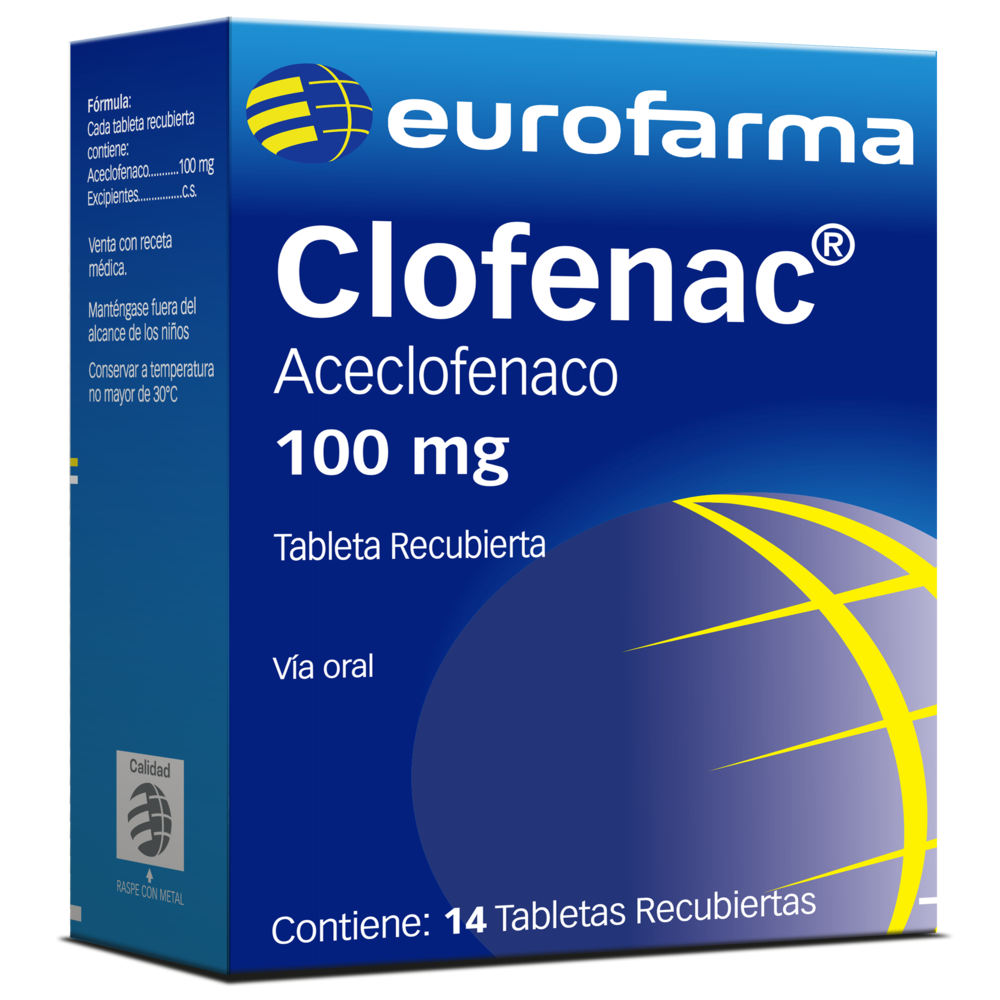 Clofenac 100 mg - Eurofarma